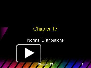 PPT – Normal Distributions PowerPoint presentation | free to download ...