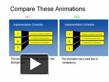 PPT – Compare These Animations PowerPoint presentation | free to view ...