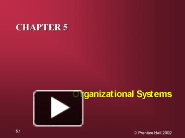 PPT – Organizational Systems PowerPoint presentation | free to view ...