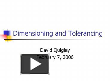 PPT – Dimensioning%20and%20Tolerancing PowerPoint presentation | free ...