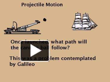 PPT – Projectile Motion PowerPoint presentation | free to view - id ...