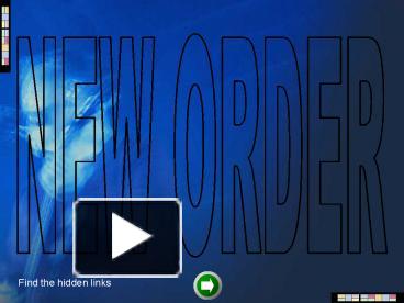NEW ORDER presentation | free to view