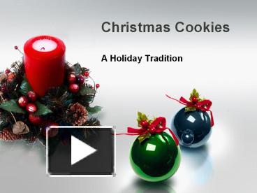Christmas Cookies presentation | free to download