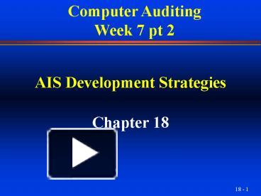 AIS Development Strategies presentation | free to view