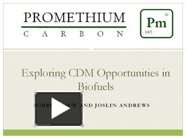 Robbie Louw and Joslin Andrews presentation | free to download