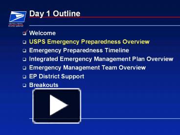 PPT – USPS Emergency Preparedness Overview PowerPoint presentation ...