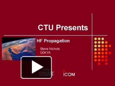 CTU Presents presentation | free to view