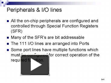 Peripherals presentation | free to download