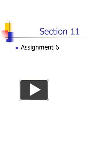 PPT – Assignment 6 PowerPoint presentation | free to download - id ...