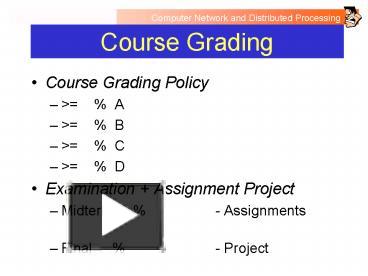 PPT – Course Grading PowerPoint presentation | free to view - id ...