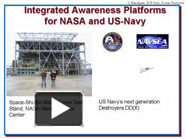 PPT – Integrated Awareness Platforms for NASA and USNavy PowerPoint ...