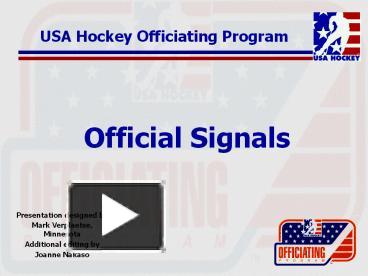 PPT – Official Signals PowerPoint presentation | free to download - id ...