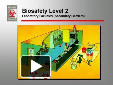 PPT – Biosafety Level 2 Laboratory Facilities Secondary Barriers ...
