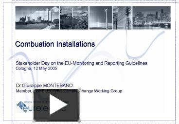 PPT – Combustion Installations PowerPoint presentation | free to view ...