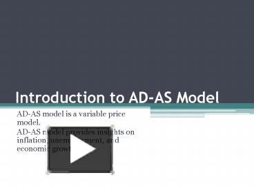 Introduction to ADAS Model presentation | free to view