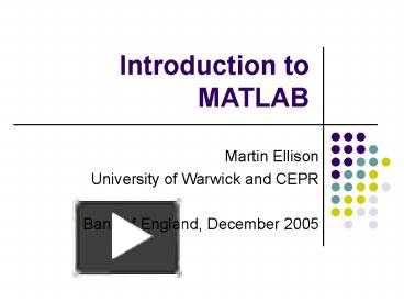 PPT – Martin Ellison PowerPoint presentation | free to view - id ...