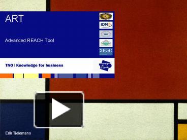 Advanced REACH Tool presentation | free to view