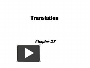PPT – Translation PowerPoint presentation | free to download - id ...