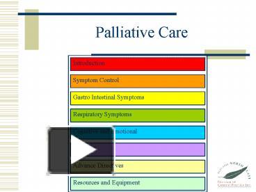Palliative Care presentation | free to view