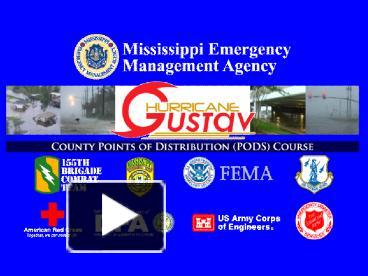 County Points Of Distribution POD presentation | free to view