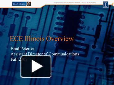 ECE Illinois Overview presentation | free to view