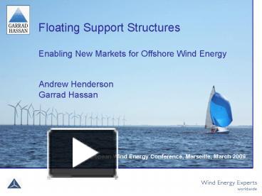 Floating Support Structures presentation | free to view