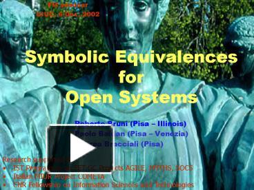 PPT – Symbolic Equivalences for Open Systems PowerPoint presentation ...