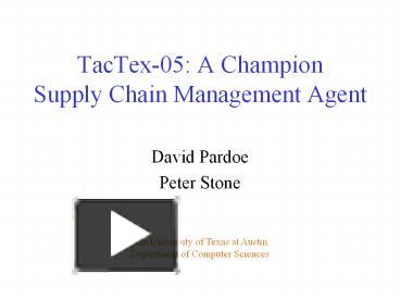 PPT – David Pardoe PowerPoint presentation | free to download - id ...