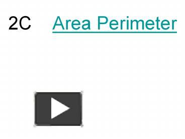 PPT – 2C Area Perimeter PowerPoint presentation | free to view - id ...