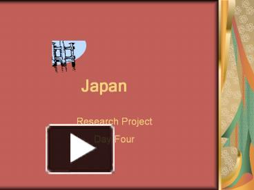 PPT – Japan PowerPoint presentation | free to view - id: 22bec4-ZDc1Z