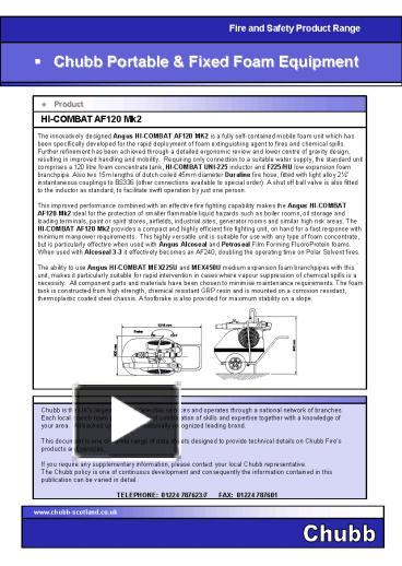 Chubb presentation | free to view