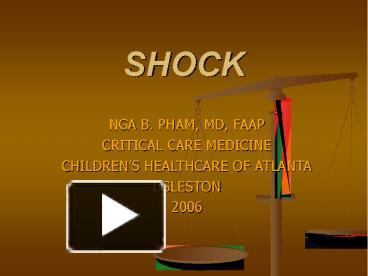 PPT – SHOCK PowerPoint presentation | free to download - id: 22cace-MzI0Z