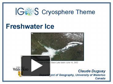PPT – Freshwater Ice PowerPoint presentation | free to view - id ...