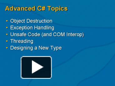 PPT – Object Destruction PowerPoint presentation | free to view - id ...