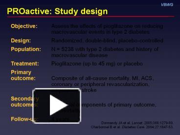 PROactive: Study design presentation | free to view