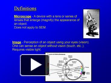 Definitions presentation | free to view