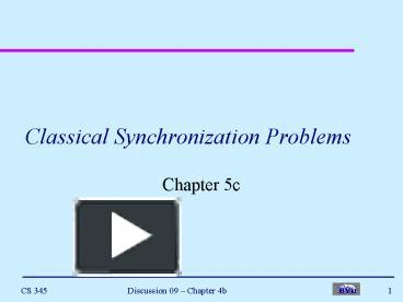 PPT – Classical Synchronization Problems PowerPoint presentation | free ...