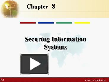 Securing Information Systems presentation | free to view