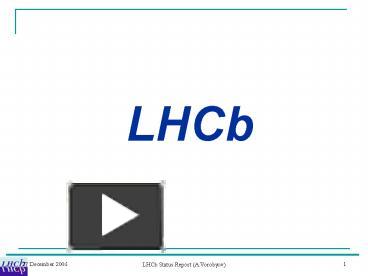 LHCb presentation | free to download