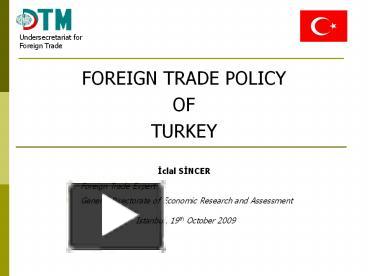 FOREIGN TRADE POLICY presentation | free to view