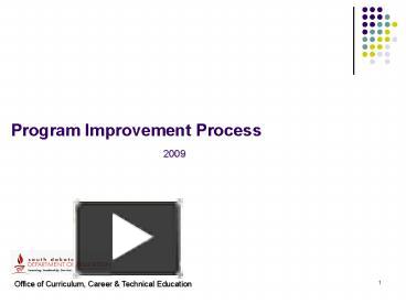 PPT – Program Improvement Process PowerPoint presentation | free to ...