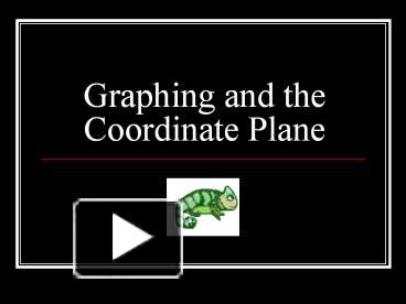 Graphing and the Coordinate Plane presentation | free to download