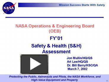 PPT – NASA Operations PowerPoint presentation | free to download - id ...