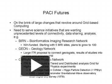 PPT – PACI Futures PowerPoint presentation | free to view - id: 234541 ...