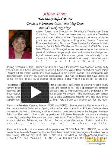 Alison Torres presentation | free to view