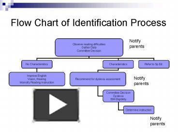 Flow Chart of Identification Process presentation | free to view