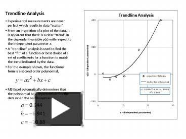Trendline Analysis presentation | free to view
