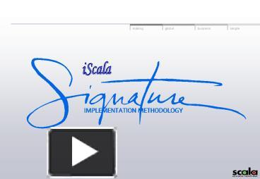 PPT – iScala signature overview presentation PowerPoint presentation ...