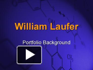 William Laufer presentation | free to view