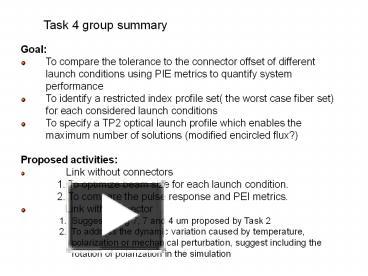 PPT – Task 4 group summary PowerPoint presentation | free to download ...